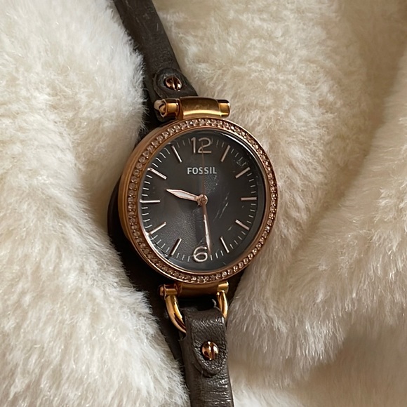 Fossil | Accessories | Fossil Leather Watch | Poshmark